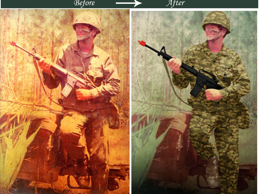 Restore, retouch, repair, and colorize your old photo | Upwork