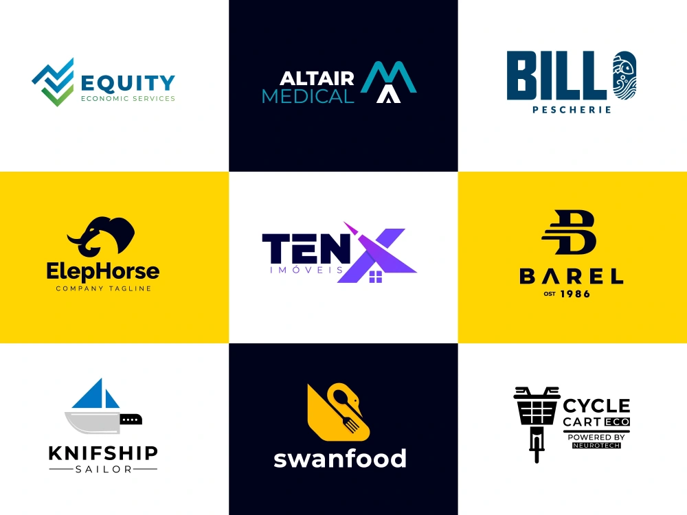 Modern logo design for your professional business branding | Upwork