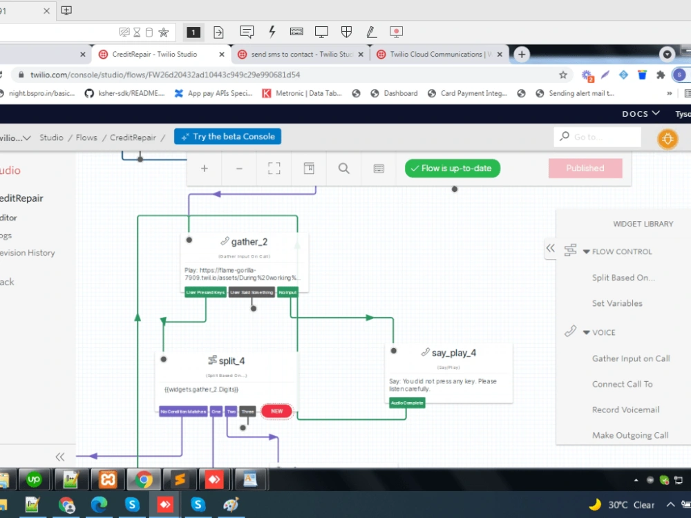 An IVR using Twilio Studio | Upwork