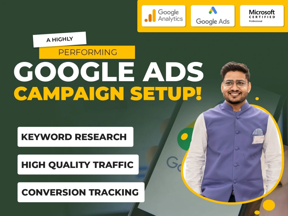High performing PPC Campaign Setup & Management of Paid Ad For Google ...