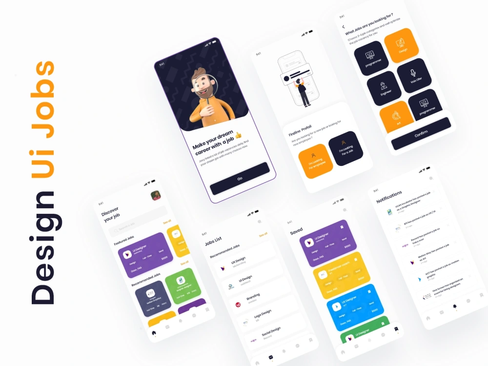 UX UI design for your mobile app in Adobe XD | Upwork