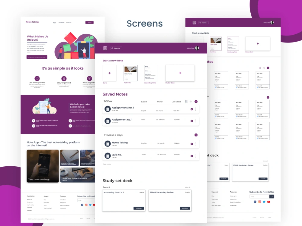 Modern and Minimal UI UX designs For Mobile and Website. | Upwork