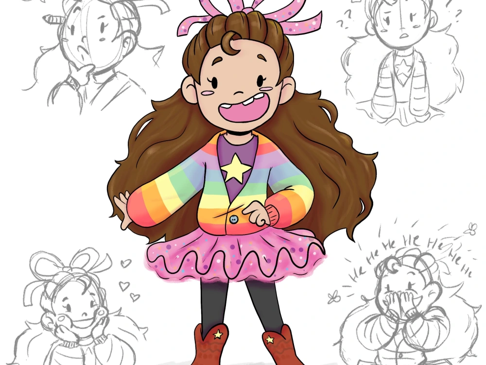 A personalized main character drawing for your book | Upwork