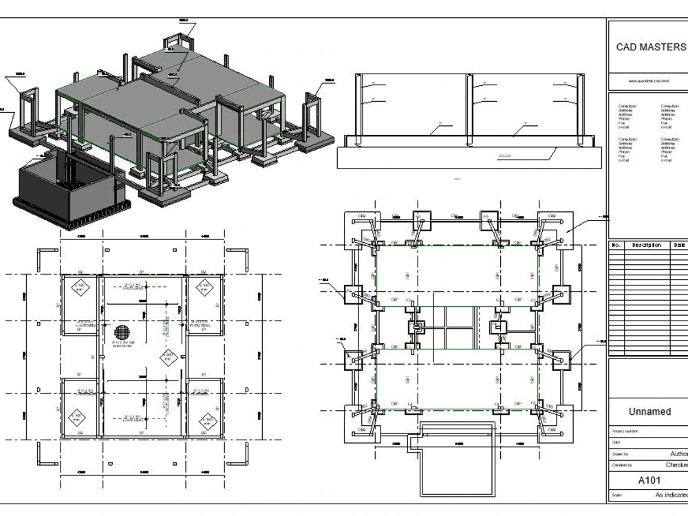 A Wonderful Structural Revit Model With All Sheets And Drawings Upwork