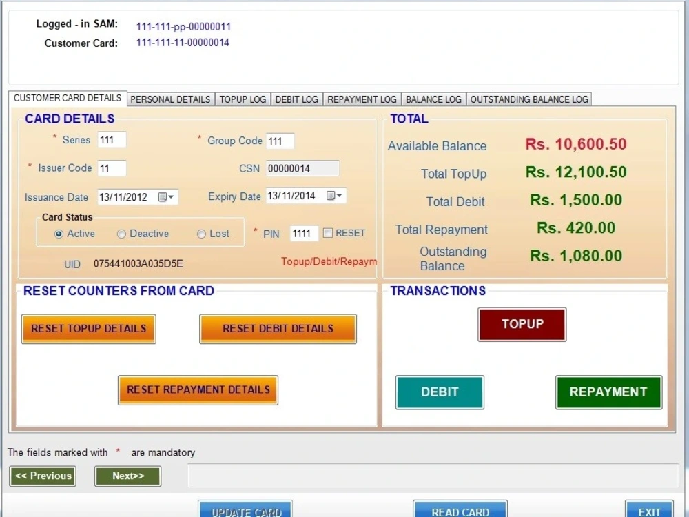 An NFC/RFID/Smart Card Application | Upwork