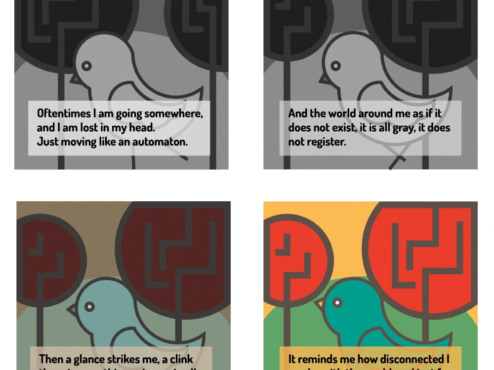 A nice or quirky four-panel comic strip | Upwork
