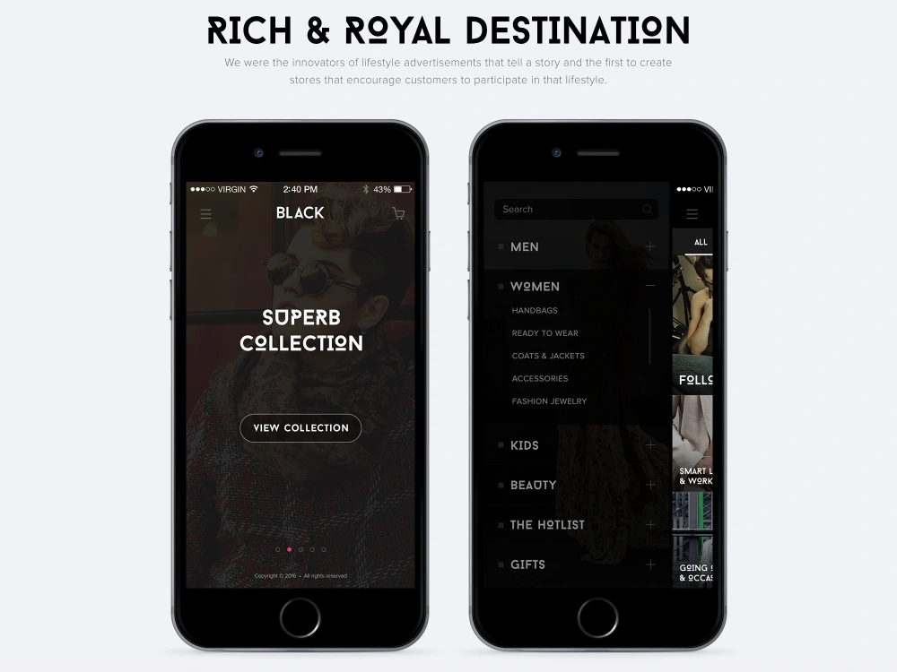 A stylish mobile app design | Upwork