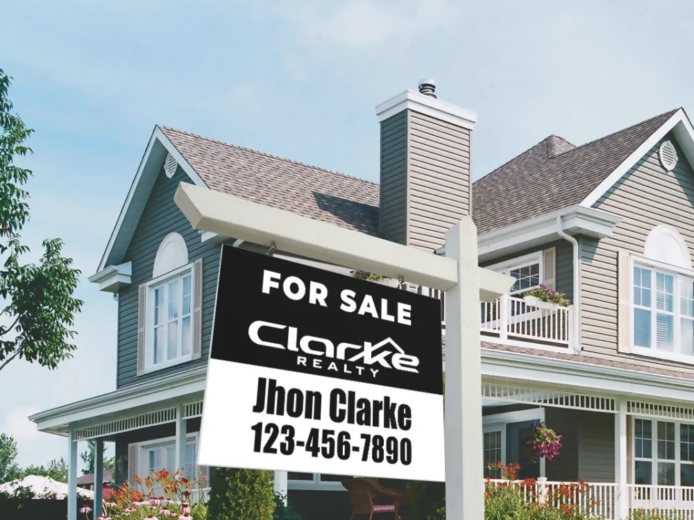 Real estate sale sign design | Upwork
