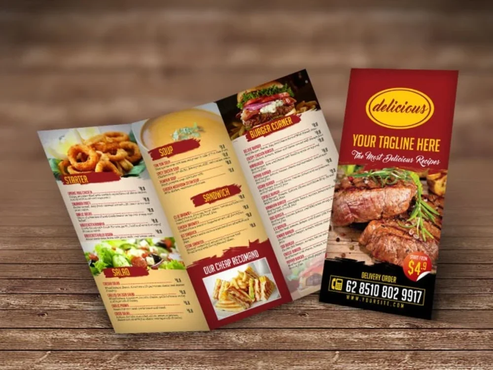 A fantastic and professional menu design for your restaurant | Upwork