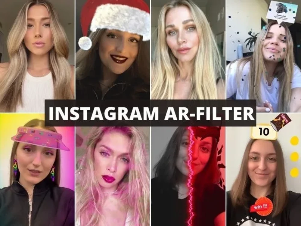 Unique filter for your Instagram/Facebook page created in Spark AR | Upwork