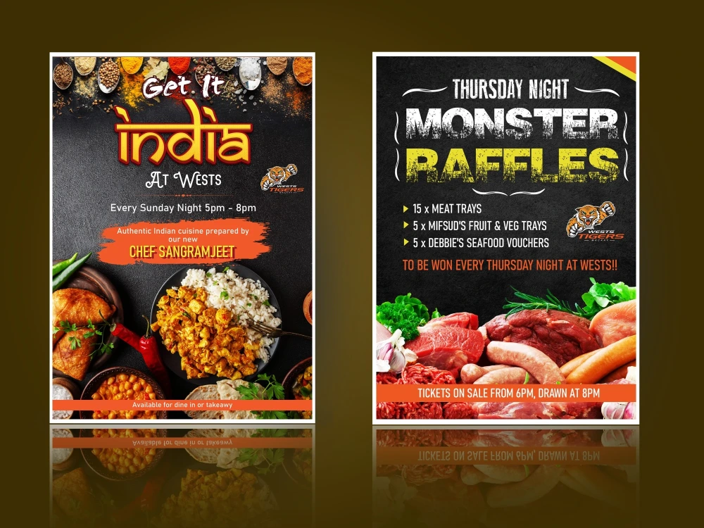 Eye-catching RESTAURANT MENU / FLYER design | Upwork