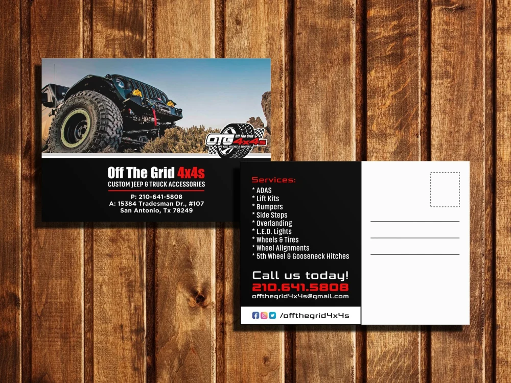 Fantastic eye-catching print-ready postcard design | Upwork