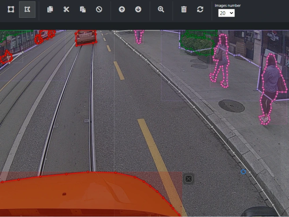 Neatly drawn 2D and 3D bounding boxes and polygon tags for your project ...