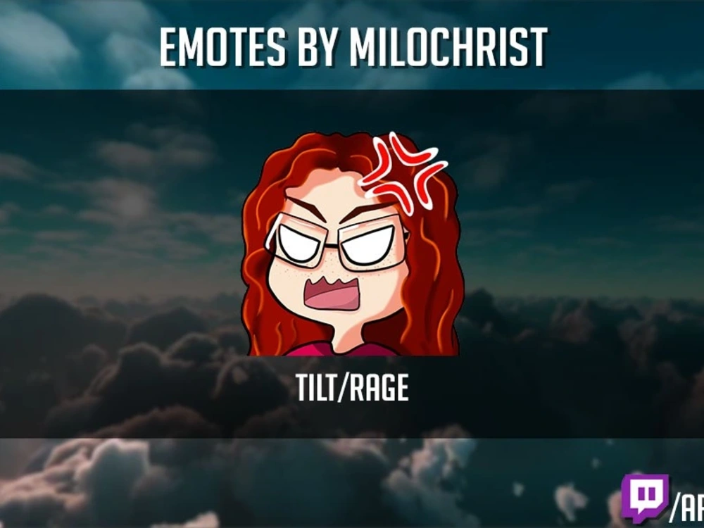 An amazing emote for your Twitch or Youtube channel | Upwork