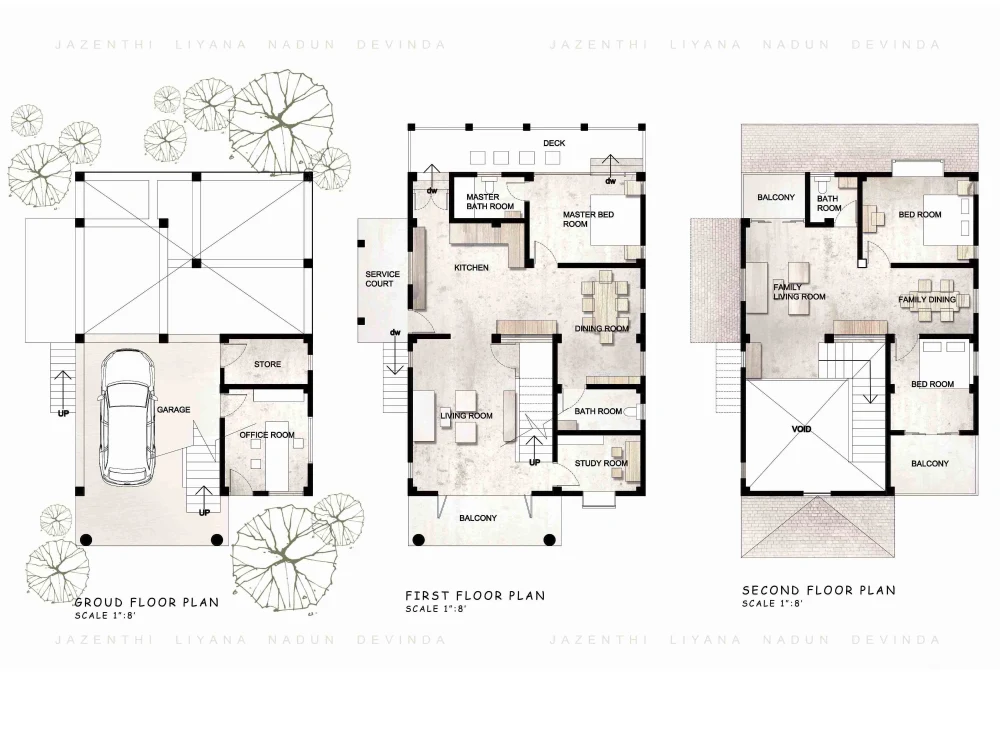 Advanced architectural 2d and 3d presentation drawings | Upwork