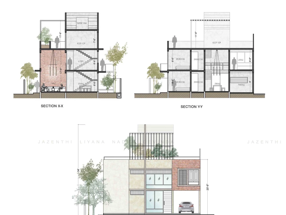 Advanced architectural 2d and 3d presentation drawings | Upwork