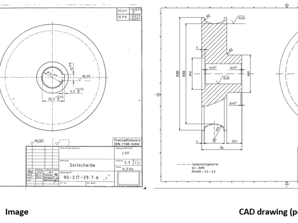 2D AutoCAD drawings from hand sketches, PDF files or Images | Upwork