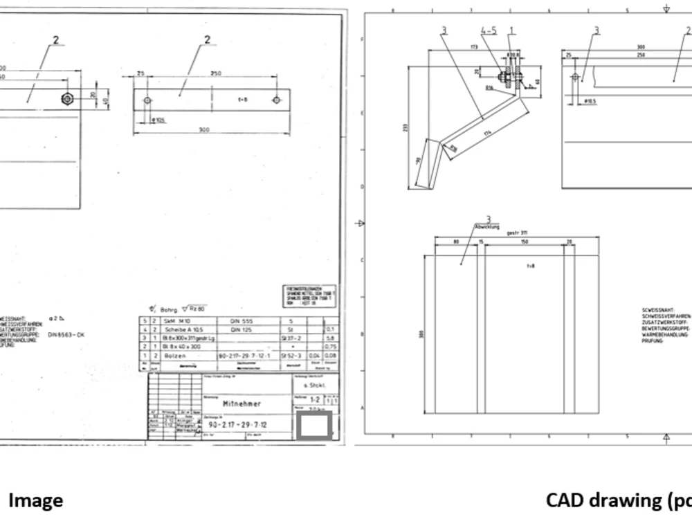 2D AutoCAD drawings from hand sketches, PDF files or Images | Upwork