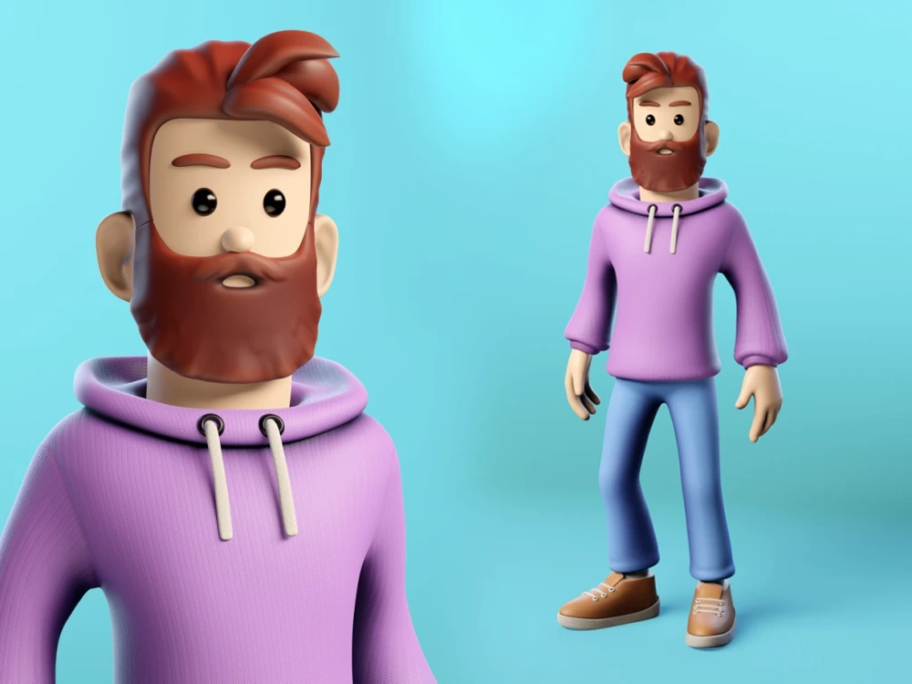 A top quality 3d animation/cartoon with 4k render | Upwork