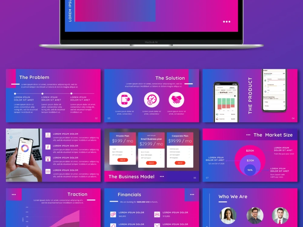 A professional and elegant presentation deck | Upwork