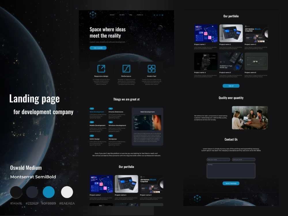 Responsive website design in Figma | Upwork