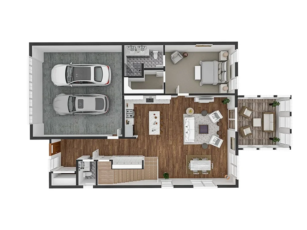 Magnificent 3d floor plan renderings | Upwork