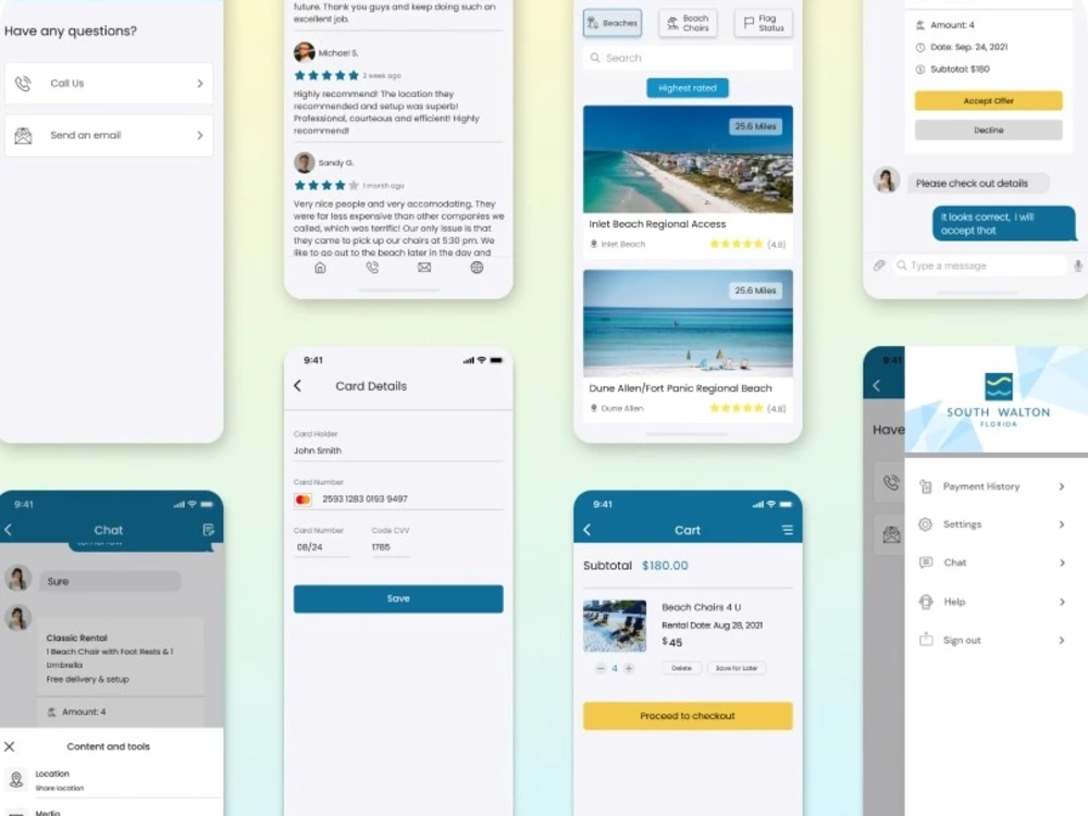 A professional and modern mobile UI/UX design | Upwork