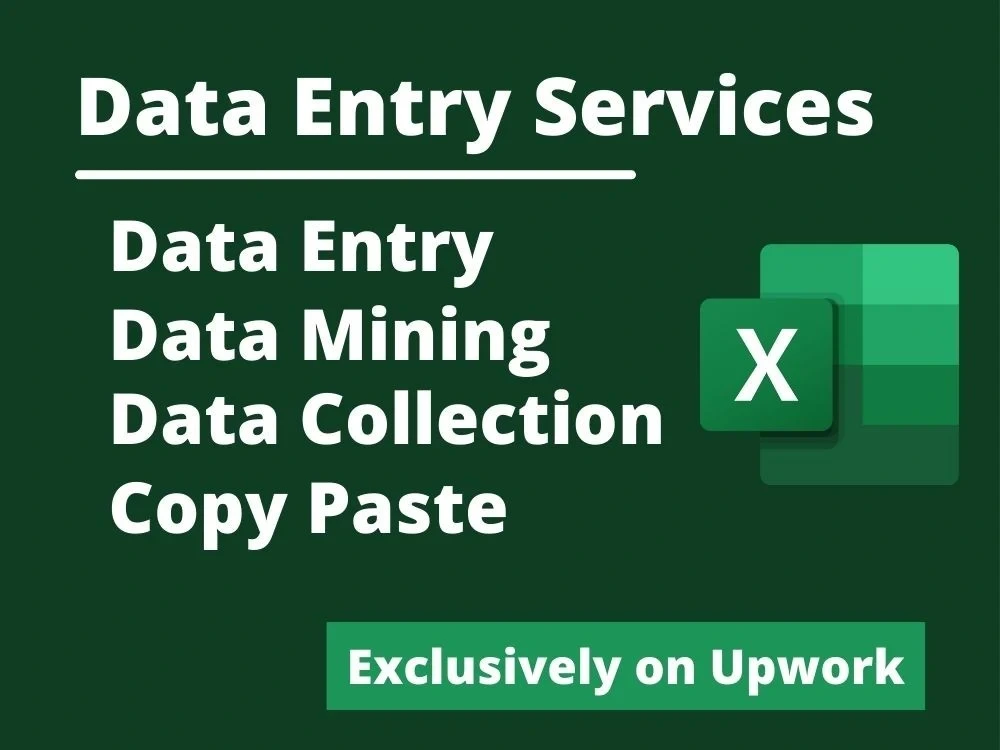 Data Entry, Data Mining, Copy-Paste, and Data Collection service | Upwork