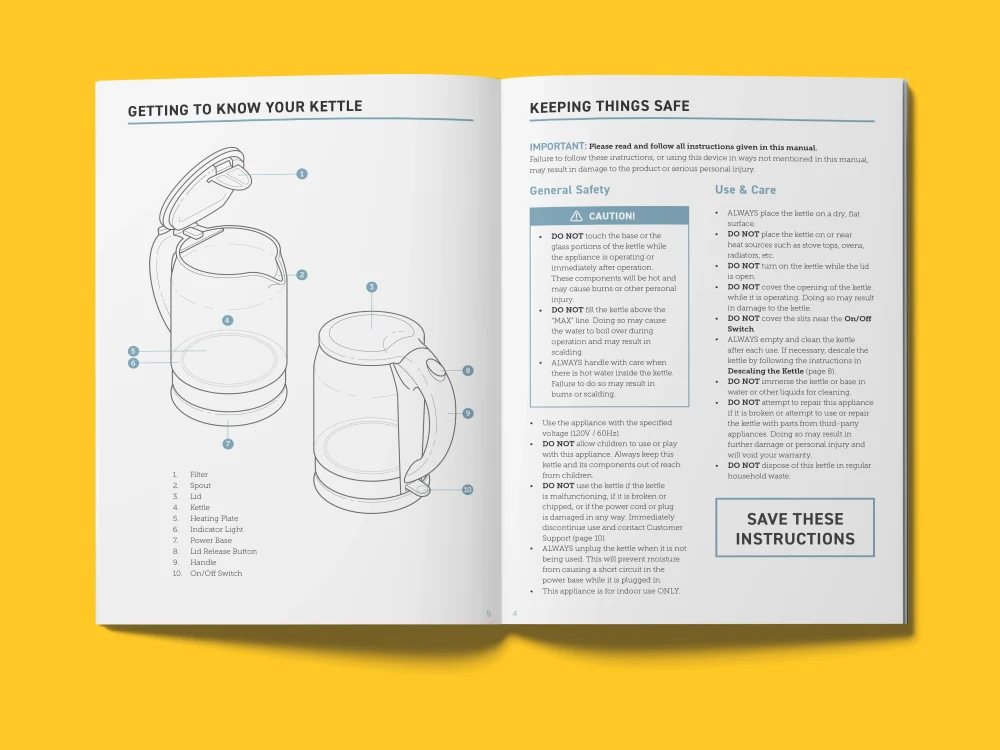 Unique instruction manual, step by step user guide for your product ...