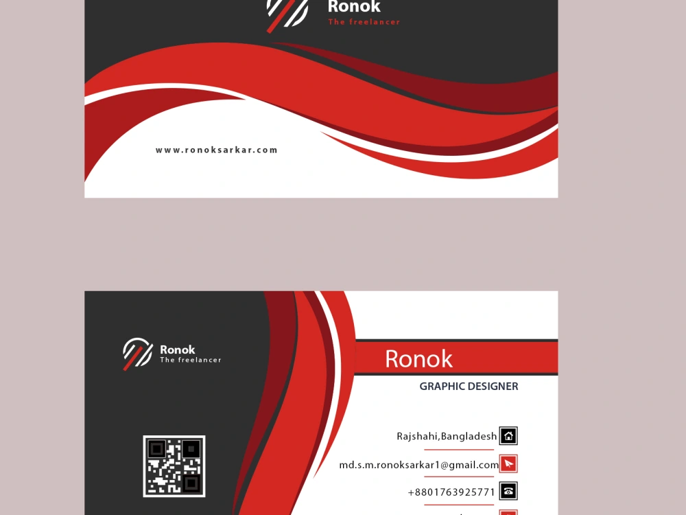 Unique Business card design. | Upwork