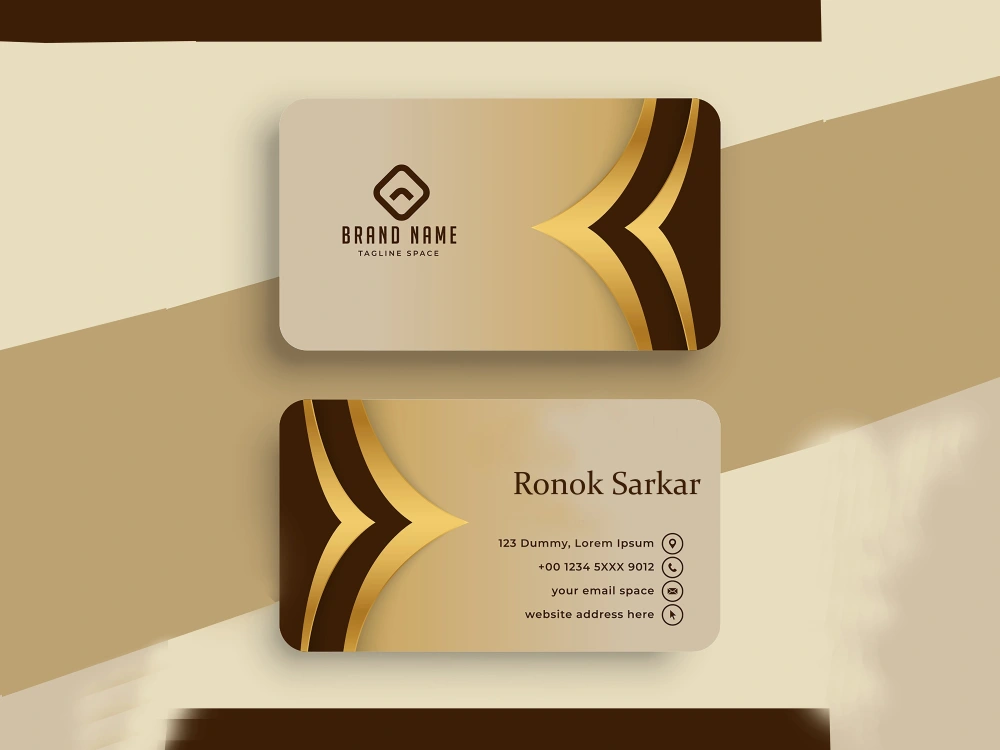 Unique Business card design. | Upwork