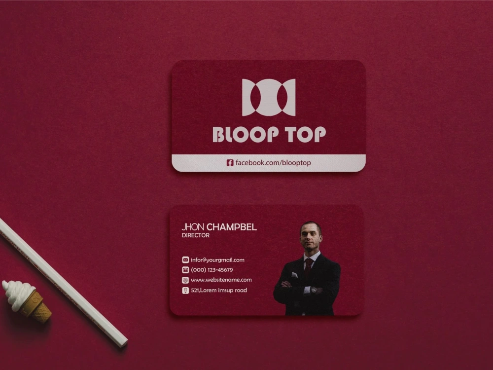 An amazing looking Business card | Upwork