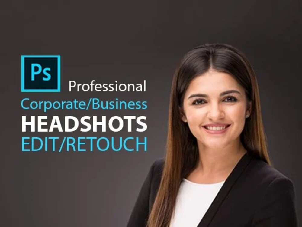 Professional business headshot edited and retouched in photoshop | Upwork