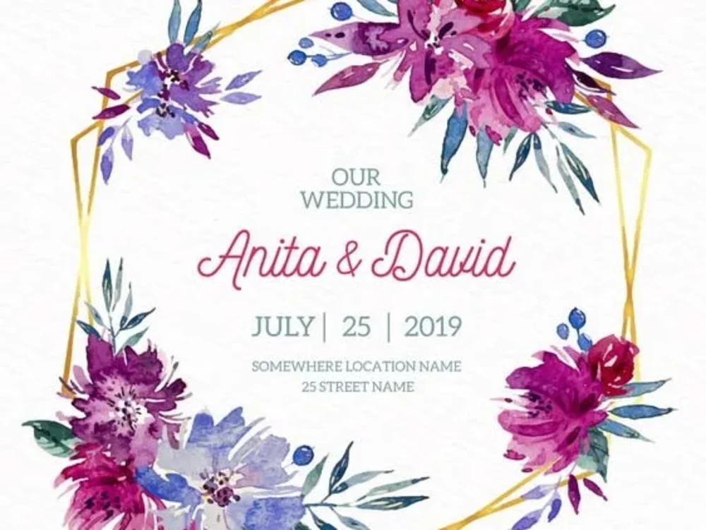 An amazing wedding invitation | Upwork