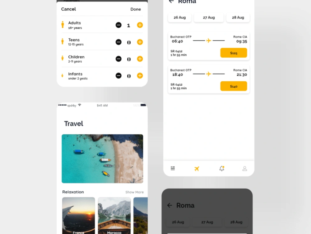 A clear design UI UX mobile app | Upwork