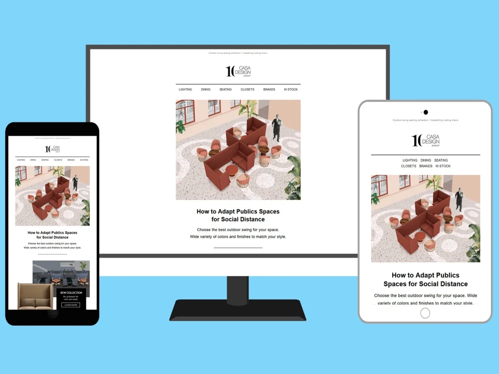 An Editable MailChimp Email Newsletter Template | Upwork