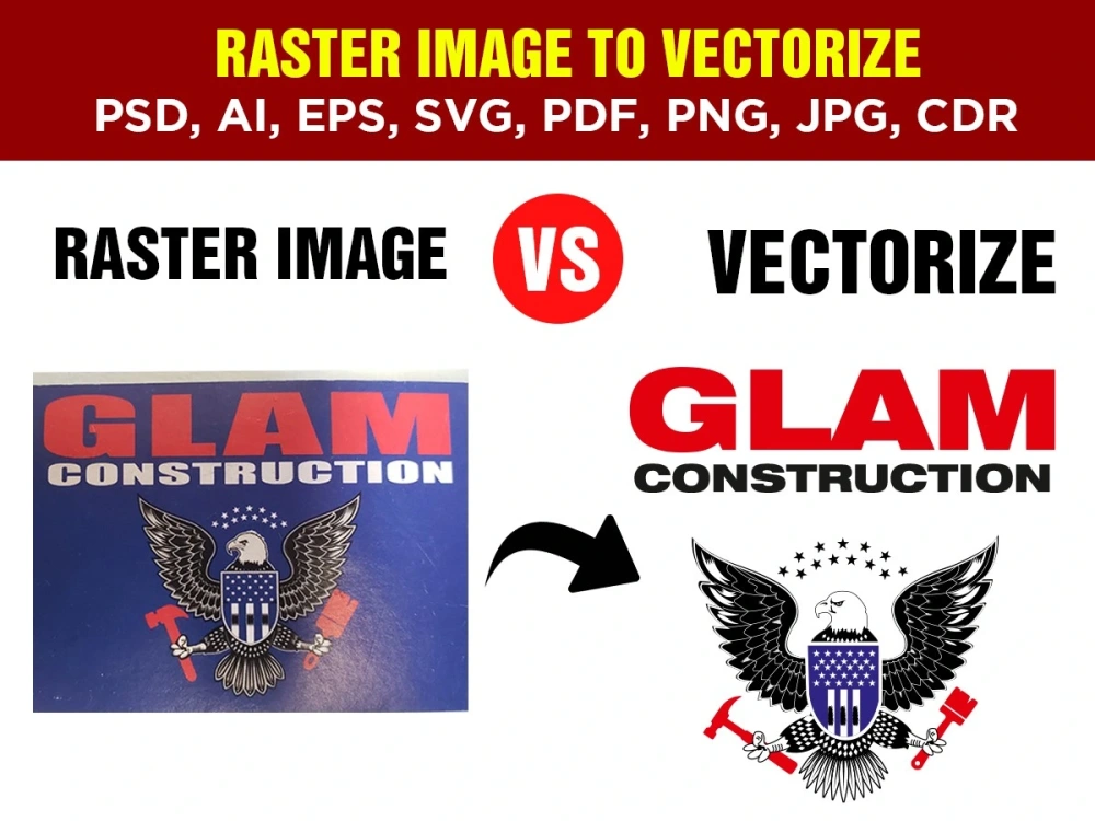 Convert any Raster image to vector professionally | Upwork