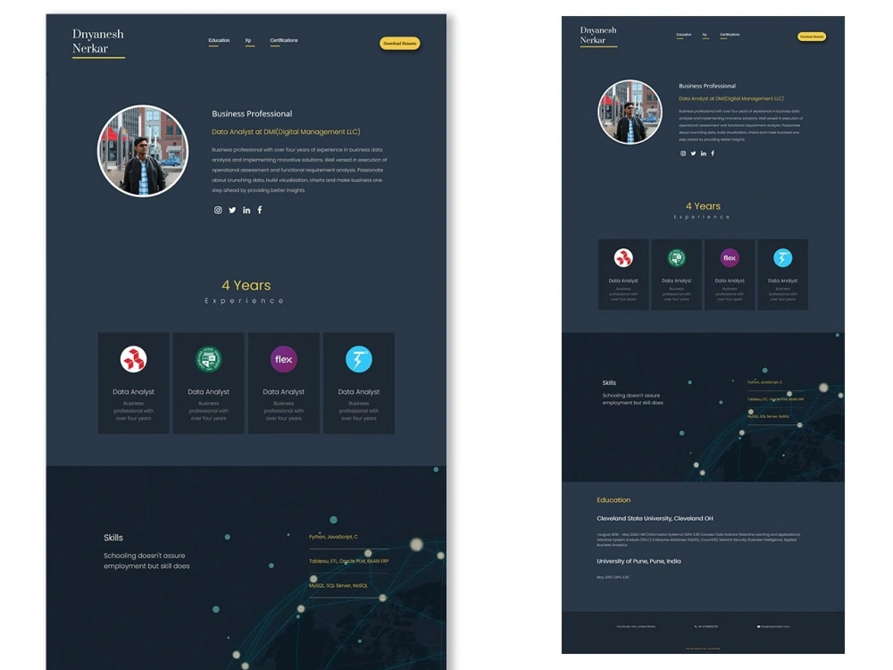Simple, minimal, and standard design website. | Upwork