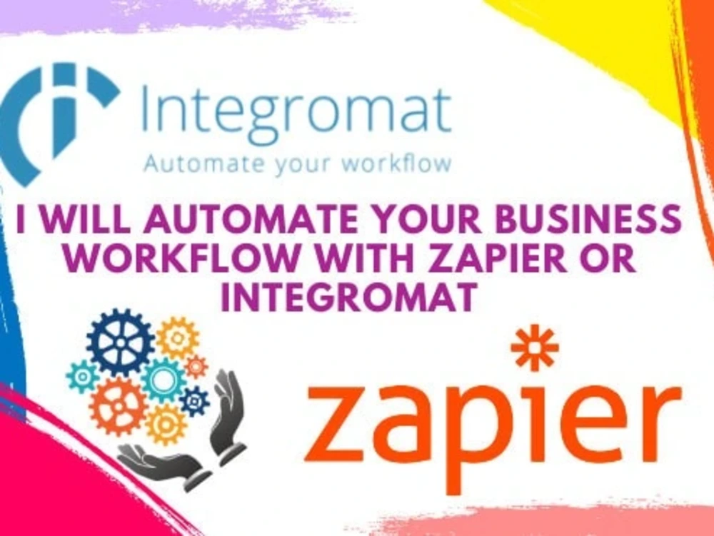 An automated process built-in Zapier or Integromat ( Make ) | Upwork