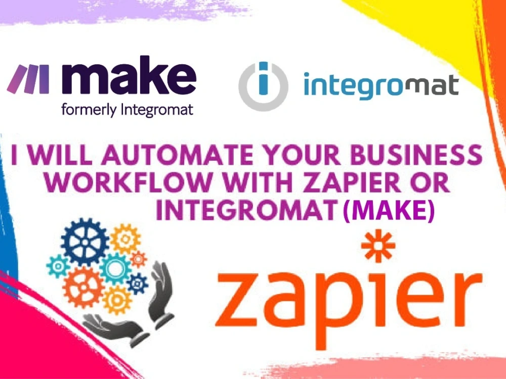 An automated process built-in Zapier or Integromat ( Make ) | Upwork