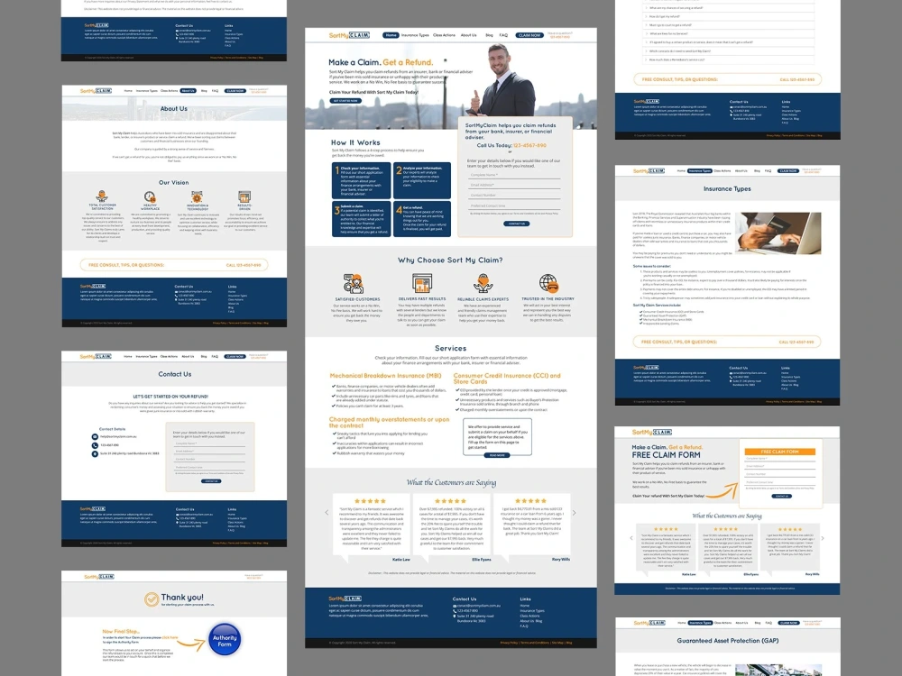 A professional complete website mockup/model for your future website ...