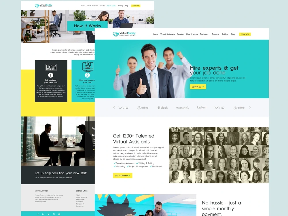 A professional complete website mockup/model for your future website ...