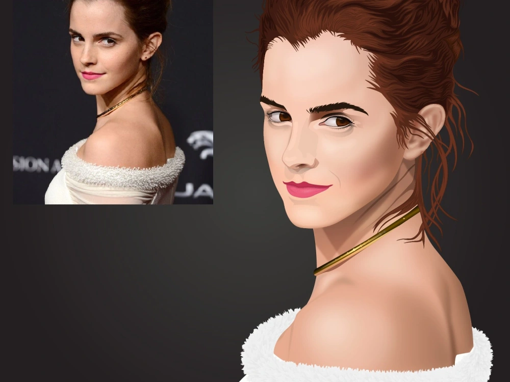 An high quality Vector art portrait | Upwork