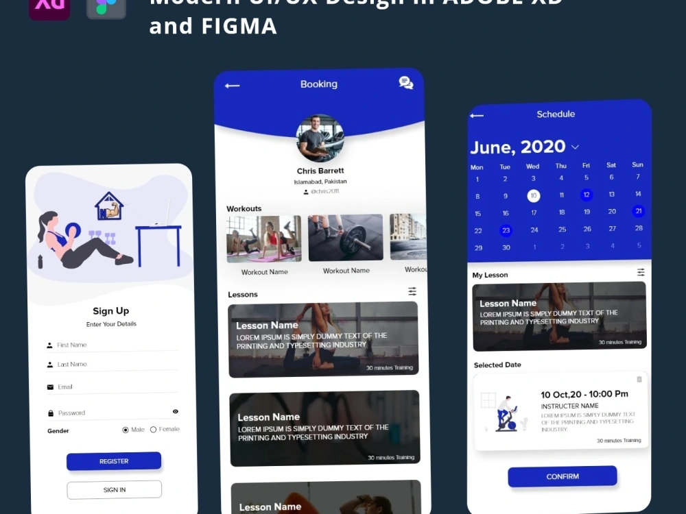 UI and UX interface designs for your app and website | Upwork