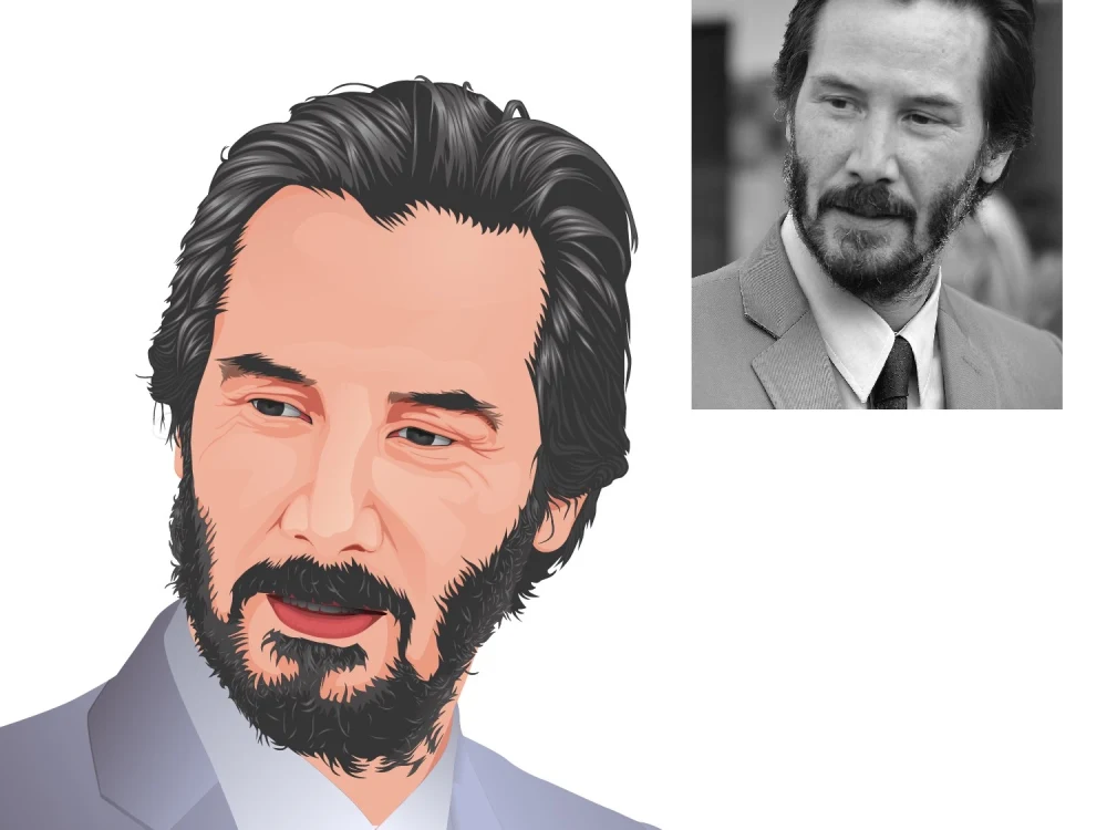 An high quality Vector art portrait | Upwork