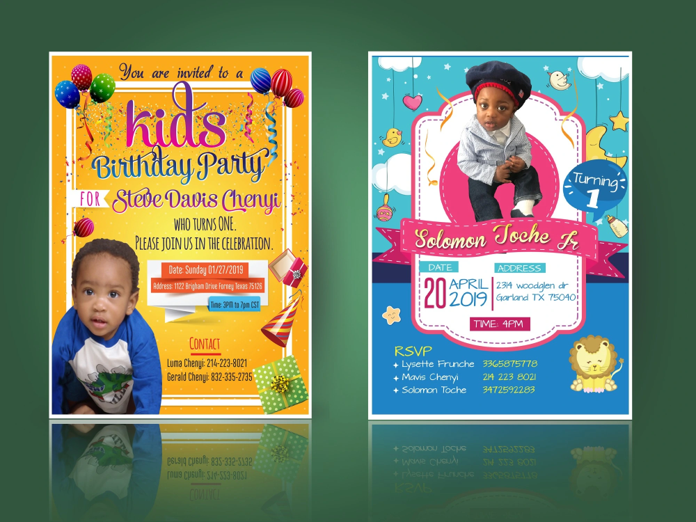 Any INVITATION for print and digital | Upwork