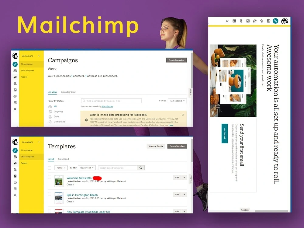 Mailchimp Campaigns | Automation | Integration | Newsletter | Upwork