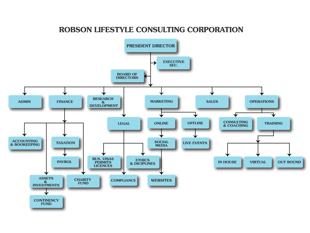 A beautiful organizational chart designed for you organization/company ...