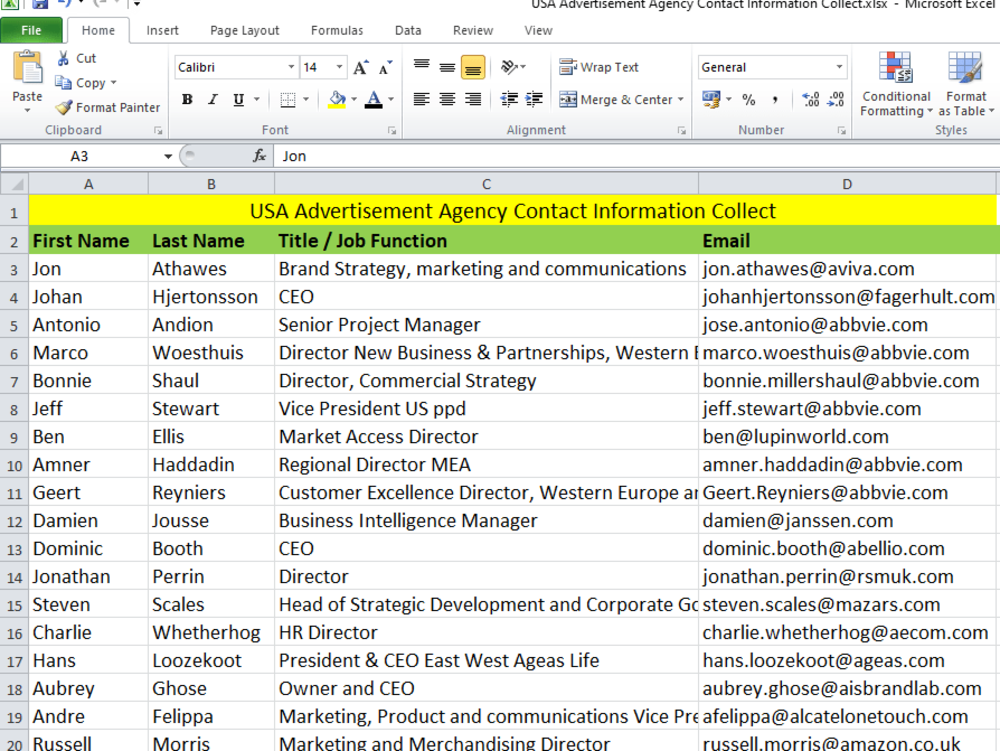 Data Entry, LinkedIn Leads, Web Research, Email Finder Expert | Upwork
