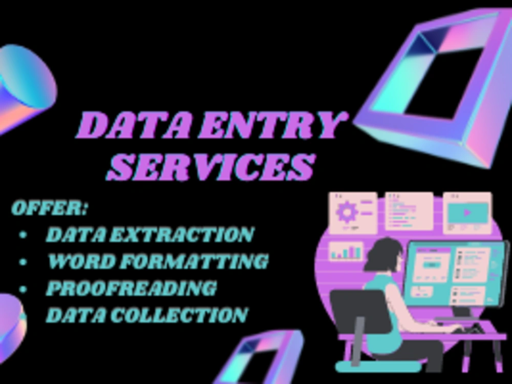 A virtual assistant for data entry, data mining, typing and copy paste ...